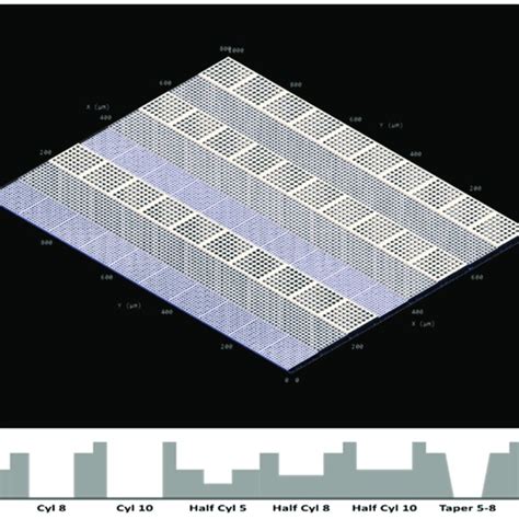 A Autocad Nanoscribe Cell Array Design B Cross Sectional Diagram Download Scientific