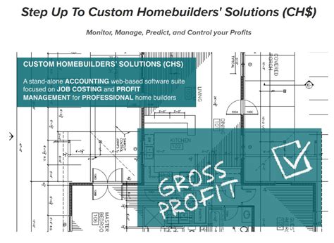 Chs Software Quick And Accurate Accounting For Custom Home Buiders