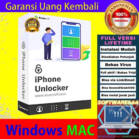 Jual Software Unlock Password Iphone Fonelab Ios Unlocker 1 Win