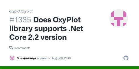 Does Oxyplot Library Supports Net Core Version Issue Oxyplot Oxyplot Github