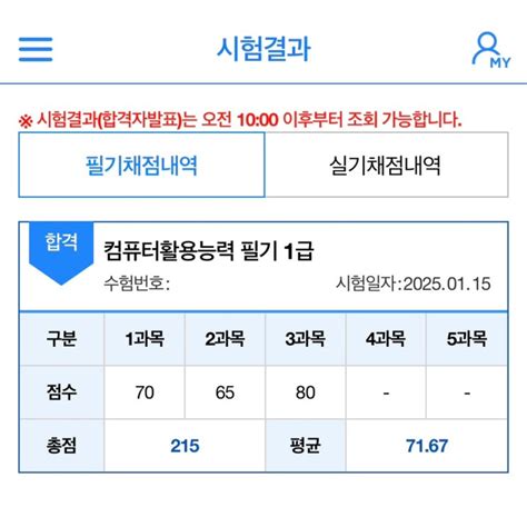 컴퓨터 활용능력 컴활 1급 필기 합격 네이버 블로그