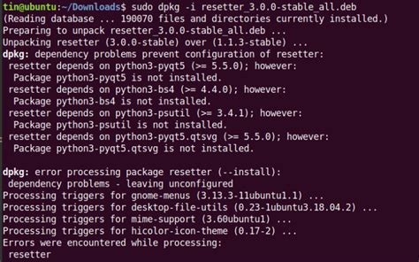 how to reset ubuntu vitux