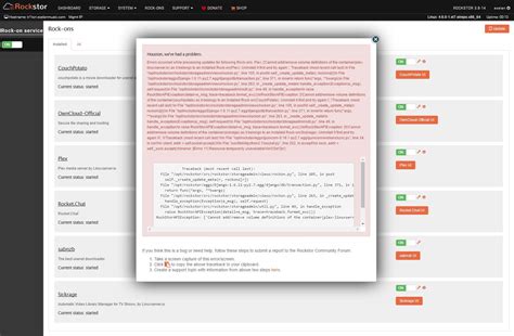 Rock On Config Issues Support Rockstor Community Forum