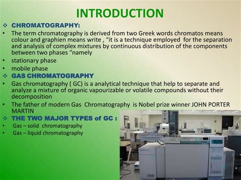 Gas Chromatography Ppt