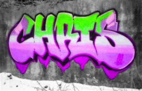 Chris Graffiti Letters