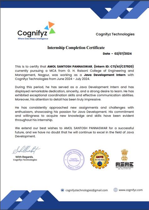 Amol Pannaswar On Linkedin 🥳excited To Announce That I Have Completed