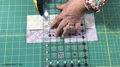 Easy 4 Patch Quilt Block Method Tutorial Alanda Craft