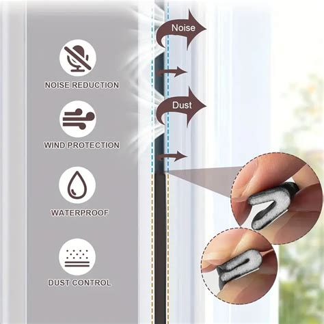 1 Kom Protivprovalna Brtvena Traka Za Vrata Zvučno Temu