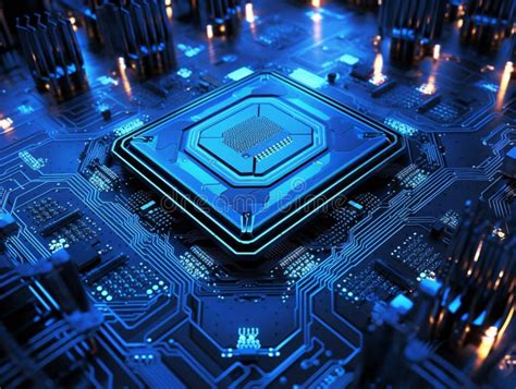 Ultra Fast And Accurate Computer Processor Generative Ai Stock Illustration Illustration Of