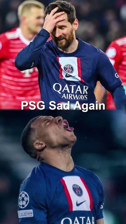 Messi And Mbappe Crying😭 Psg Vs Bayern Munich Psg Bayernmunich