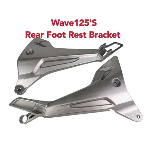 Wave125s W125s Rear Foot Rest Bracket Footrest Bracket Shopee Malaysia