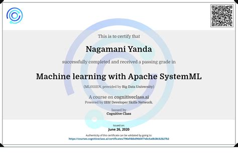 Big Data University Ml0111en Certificate Cognitiveclass
