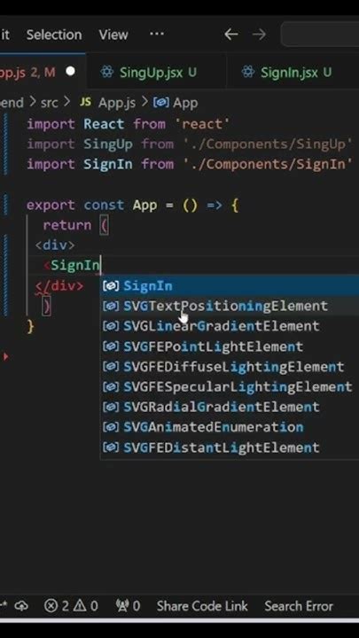Building A Signin Page Using Reactjs Reactjs Tailwindcss Shorts