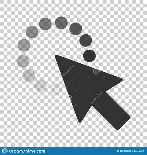 Computermauscursorikone In Der Flachen Art Pfeil Cursor Vektor IL