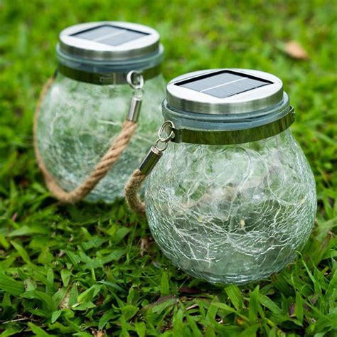 Mua Đèn LED Năng Lượng Mặt Trời Lọ Đèn Đom Đóm Thuỷ Tinh Không Thấm Nước Trang Trí Sân Vườn