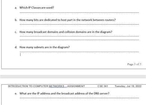Solved Question From This Network Diagram Answer The Chegg Com