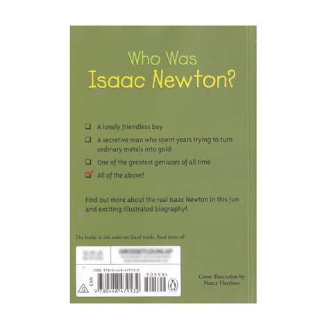 قیمت و خرید کتاب Who Was Isaac Newton اثر Janet B Pascal انتشارات الوندپویان