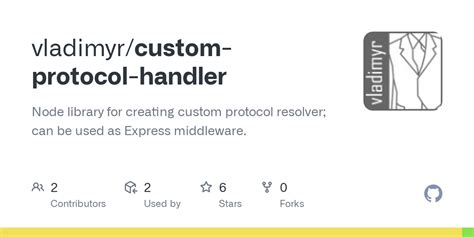GitHub Vladimyr Custom Protocol Handler Node Library For Creating Custom Protocol Resolver