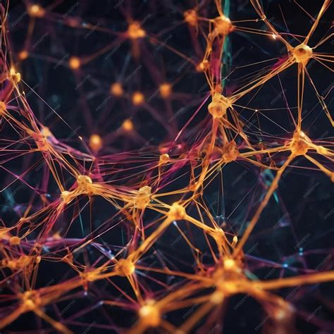 Abstract Technology Background Network Connection Structure Science