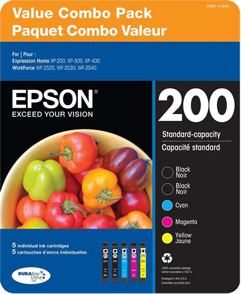 T200 Series Multi Color Combo Ink Pack 5 Ct