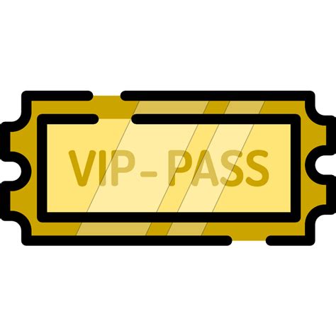 Vip Pass Vector Svg Icon Svg Repo