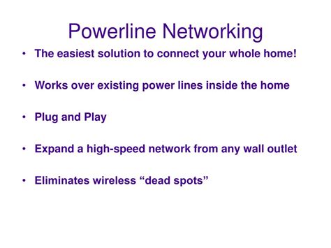 PPT Powerline Networking PowerPoint Presentation Free Download ID