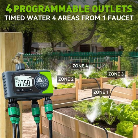 Rainpoint Sprinkler Timer 4 Zone Water Timer Rainpoint Irrigation