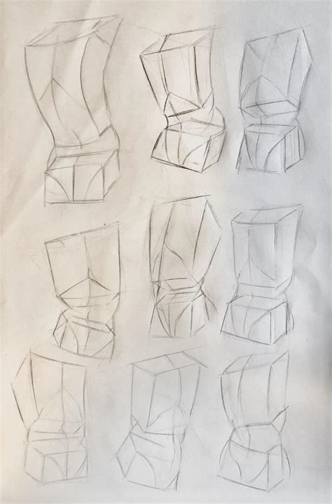 i m trying to learn how to draw torsos with the robo bean method