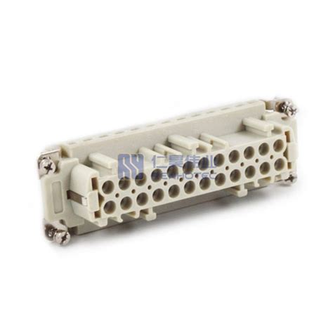 Heavy Duty Connector He 24 Pin Female Insert Screw Terminal Renhotec Pro
