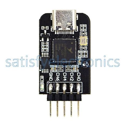 Mini Logic Analyzer Type C Mcu Arm Fpga Debugging Tool 24m Sampling 8