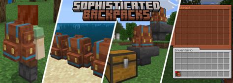MCPE Bedrock Sophisticated Backpacks 1 21 20 Aadhu Com