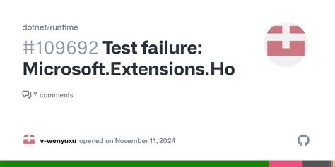 Test Failure Microsoft Extensions Hosting Tests Hosttests Createdefaultbuilder