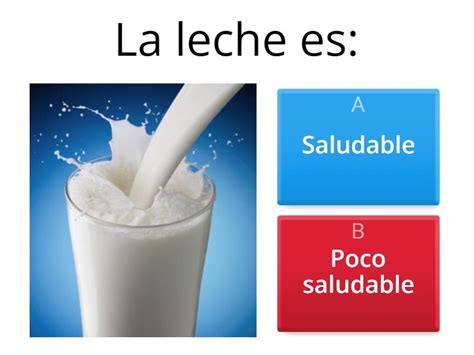 Alimentos Saludables Y Poco Saludables Quiz