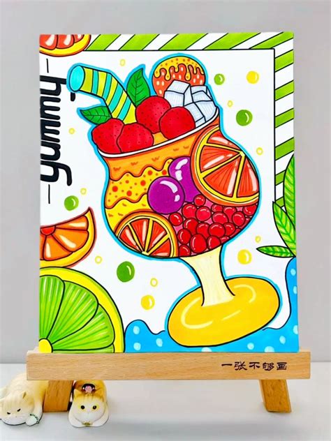 果汁简笔画简单好看带颜色（推荐15张） 简笔画图片大全