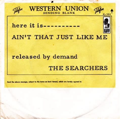 The Searchers Aint That Just Like Me 1964 Vinyl Discogs