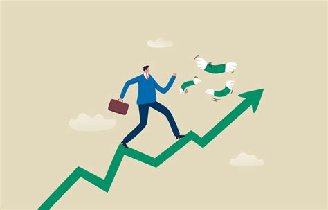 Profitable Investment Funding Stock Market Income Successful Businessman Or Investor With