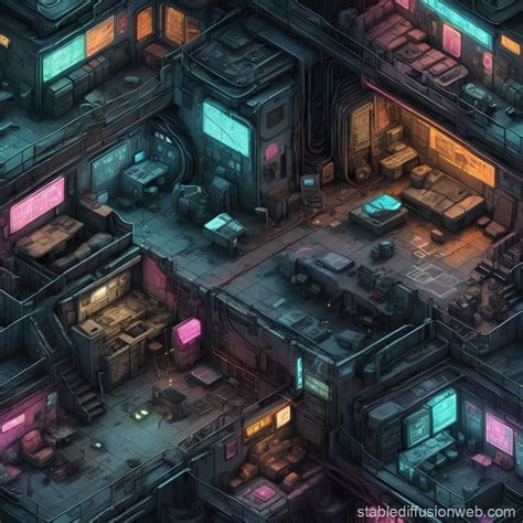 Cyberpunk Alpha Map Texture Stable Diffusion Online