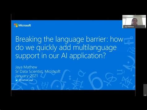 Ndc Conferences Talk Breaking The Language Barrier How Do We Quickly