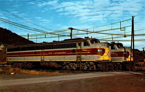 Erie Lackawanna Railway Trains And Railroads