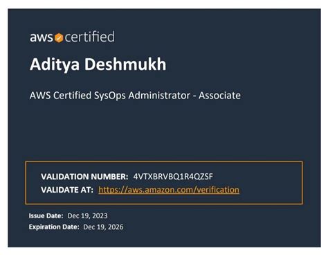 Aws Certification Flentas Aditya Deshmukh
