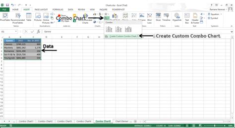 如何在 excel 中制作组合图表 excel 图表教程 excel 图表教程