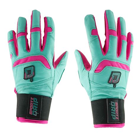 Sportz Drip Batting Gloves Tealpink Sportz Drip