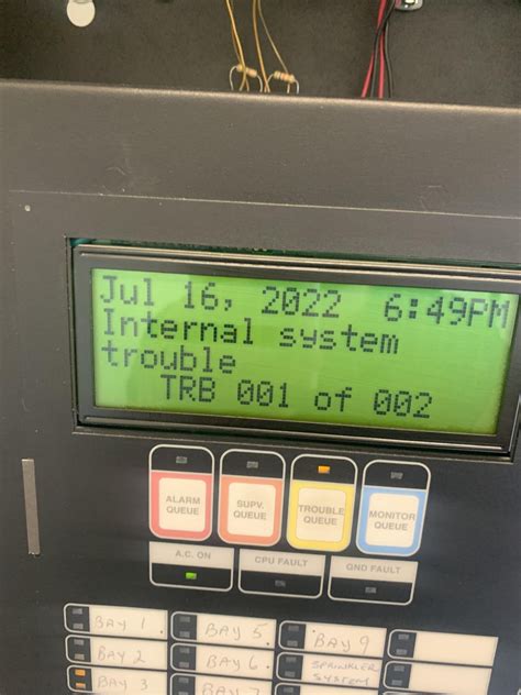 Mircom Fx 2000 Hey Guys Does The Internal Systems Trouble For This
