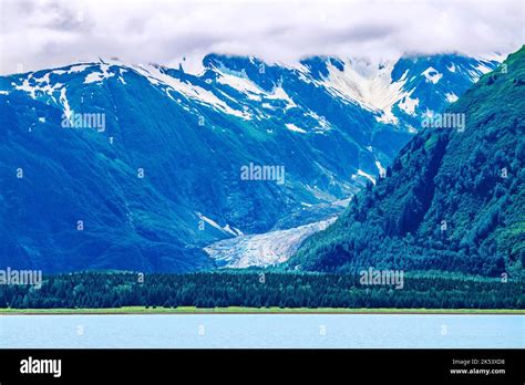 View Of Chilkat Inlet Davidson Glacier And Glacier Bay National Park