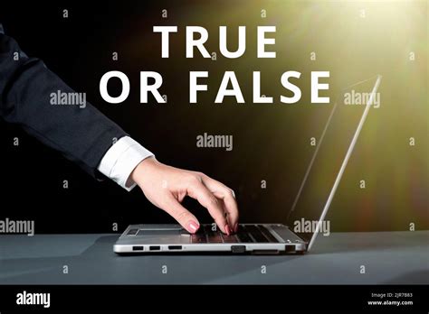 Sign Displaying True Or False Internet Concept Decide Between A Fact