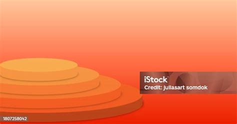 종이 절단 배경에서 노란색에서 빨간색으로의 그라데이션은 그림자를 추가하여 각 레이어에 차원을 추가합니다 0명에 대한 스톡 벡터 아트 및 기타 이미지 Istock