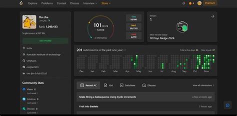 Leetcode Dsa Milestone Techjourney Letsconnect Om Jha