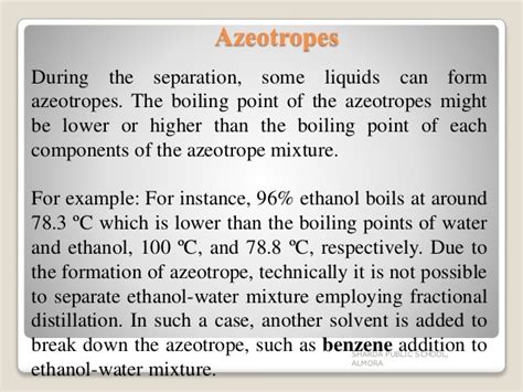 How I Can Separate The Azeotropic Mixture Of Bioethanol And Water