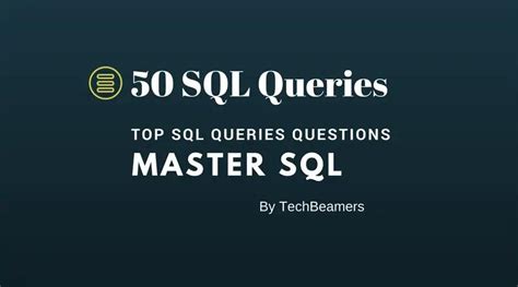 Techbeamers On Linkedin Top 100 Sql Query Interview Questions For Practice