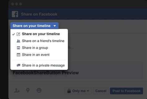 add facebook share button to your website 2024